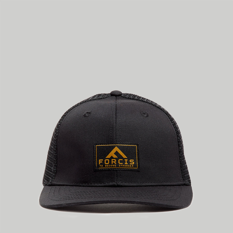 Forcis Standard Issue Trucker Hat in Black